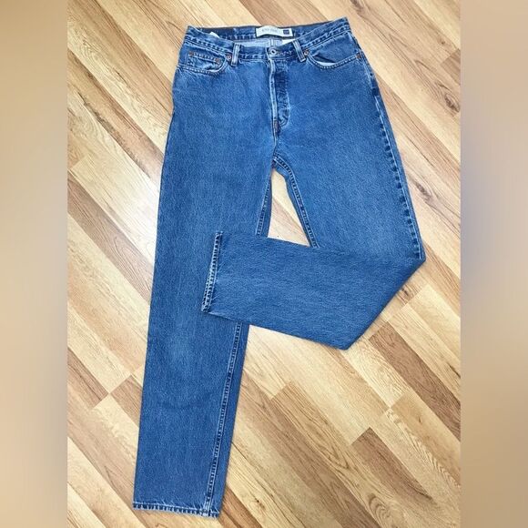 GAP | Jeans | Vintage Gaplow Rise Button Fly Mom Jeans Straight Tapered ...